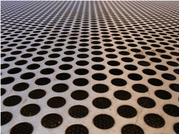 Galvanized Iron (GI) Sheet 12mm Hole 18mm Pitch 4'x8'x1.2mm – Dinco Trading